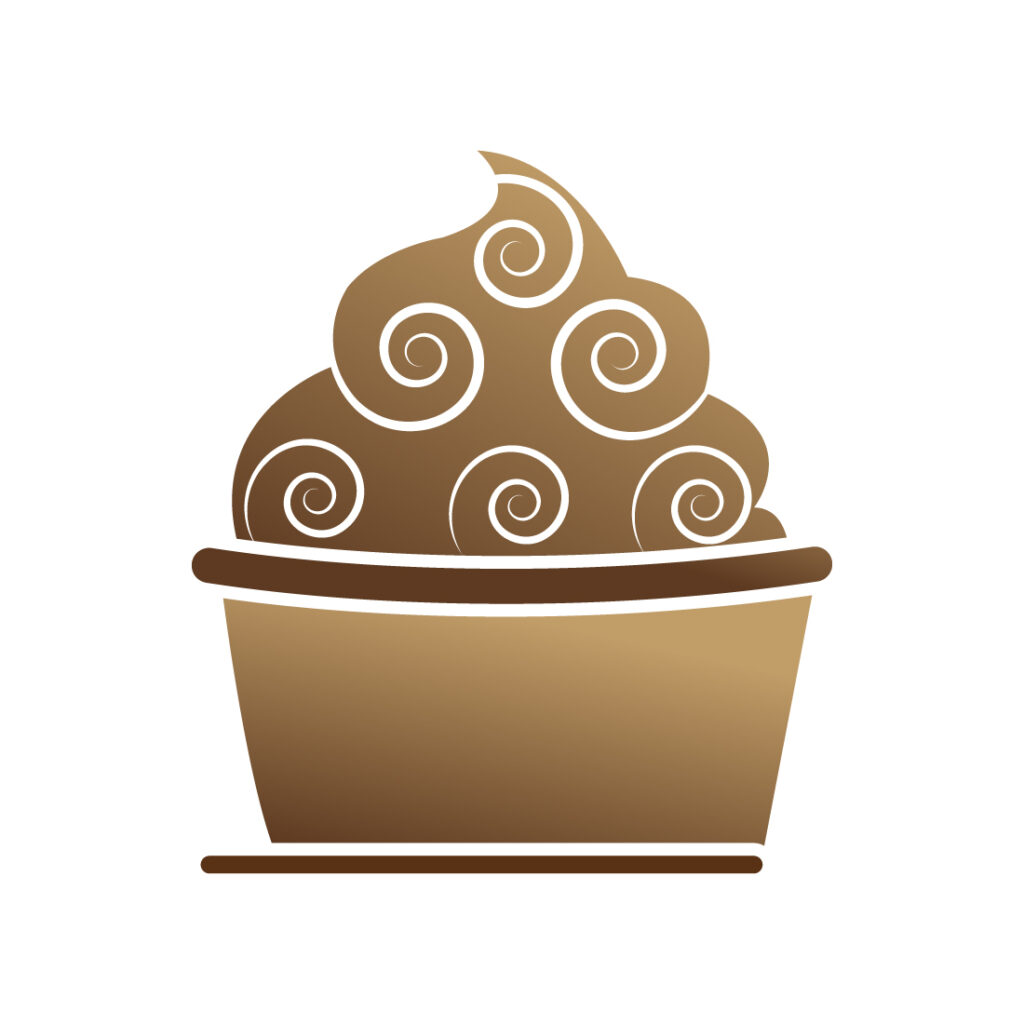 Vanilla ice cream logo design vector images. Cack logo best icon design ...