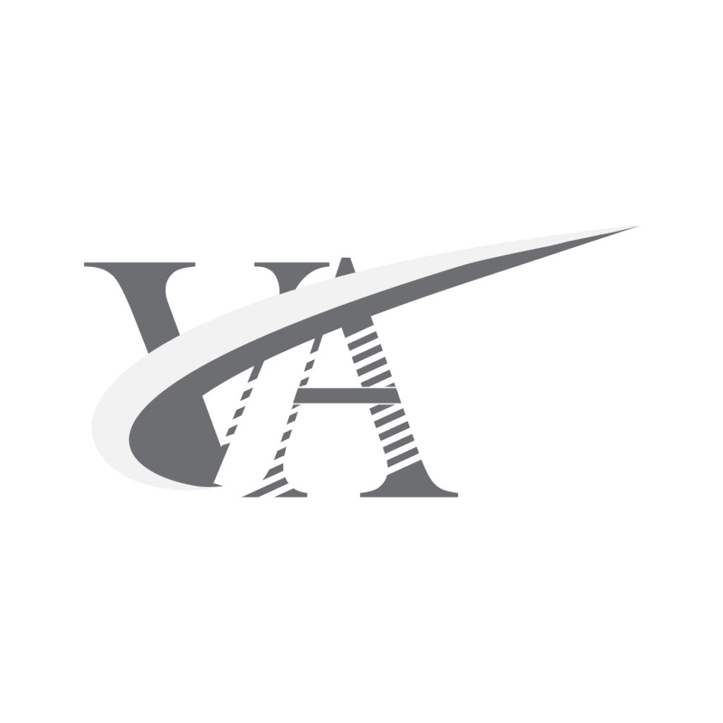 Initials VA letters logo design vector images. VA logo design line arts ...