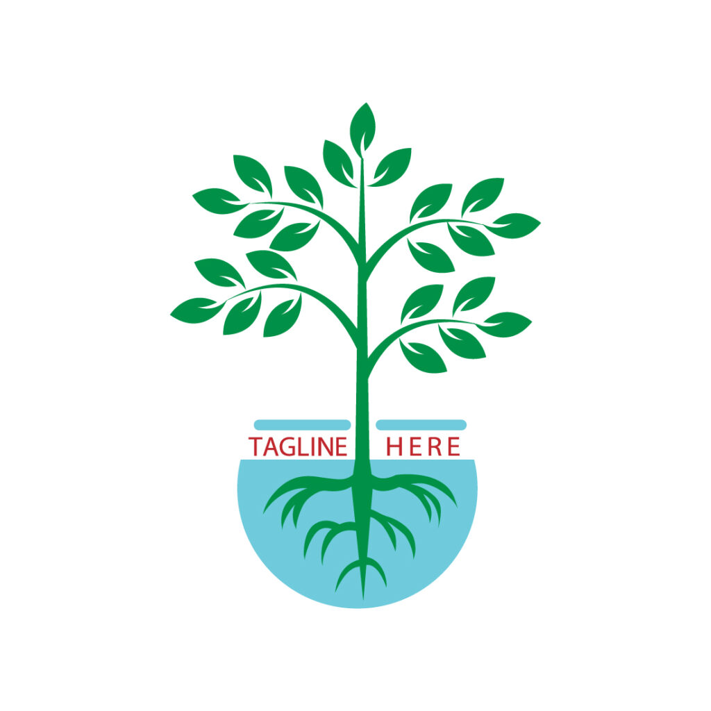 Tree Plantation logo design vector images. Green tree logo best icon ...