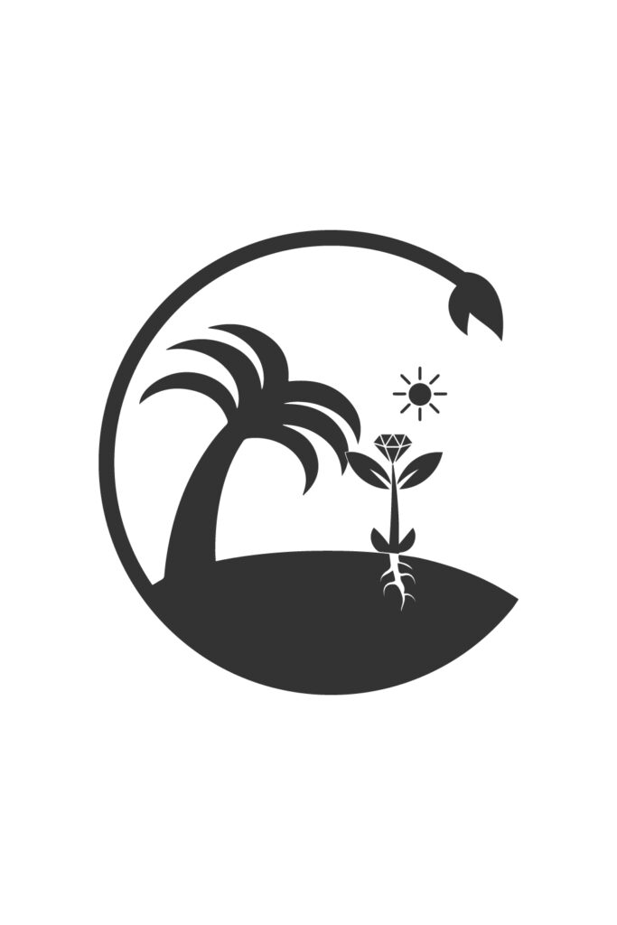 landscape logo design vector images. landscape design black color ...