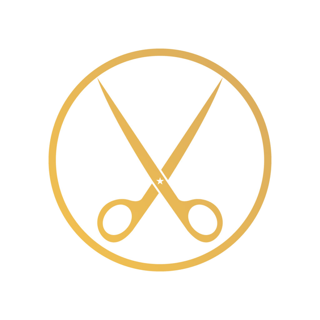 Scissors logo design. Luxury Fashion Hair Cutter Scissors logo design ...