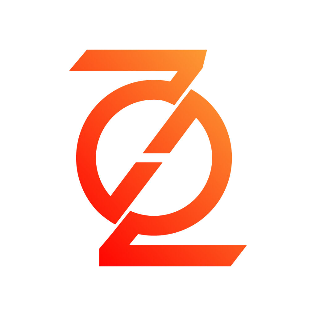 Initials ZO letters logo design vector images. ZO logo design orange ...