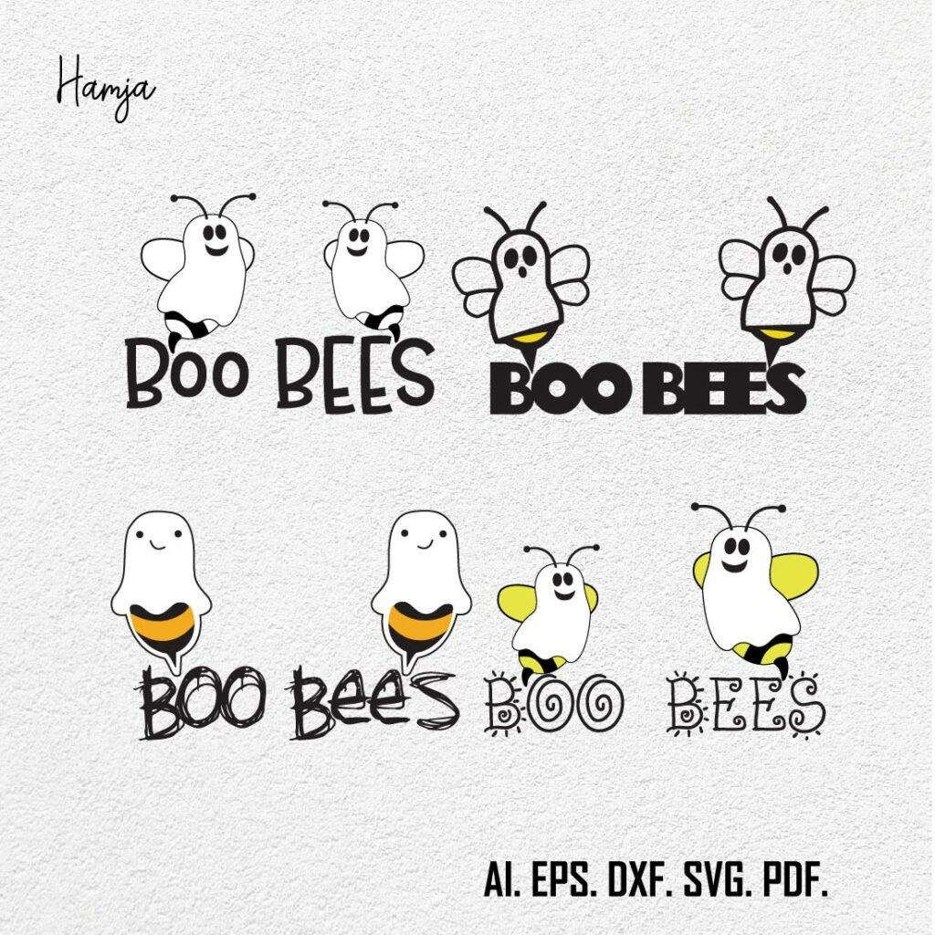 Boo bees svg, Halloween SVG, Boo SVG, Ghost SVG, Boo Bees Svg , Funny ...