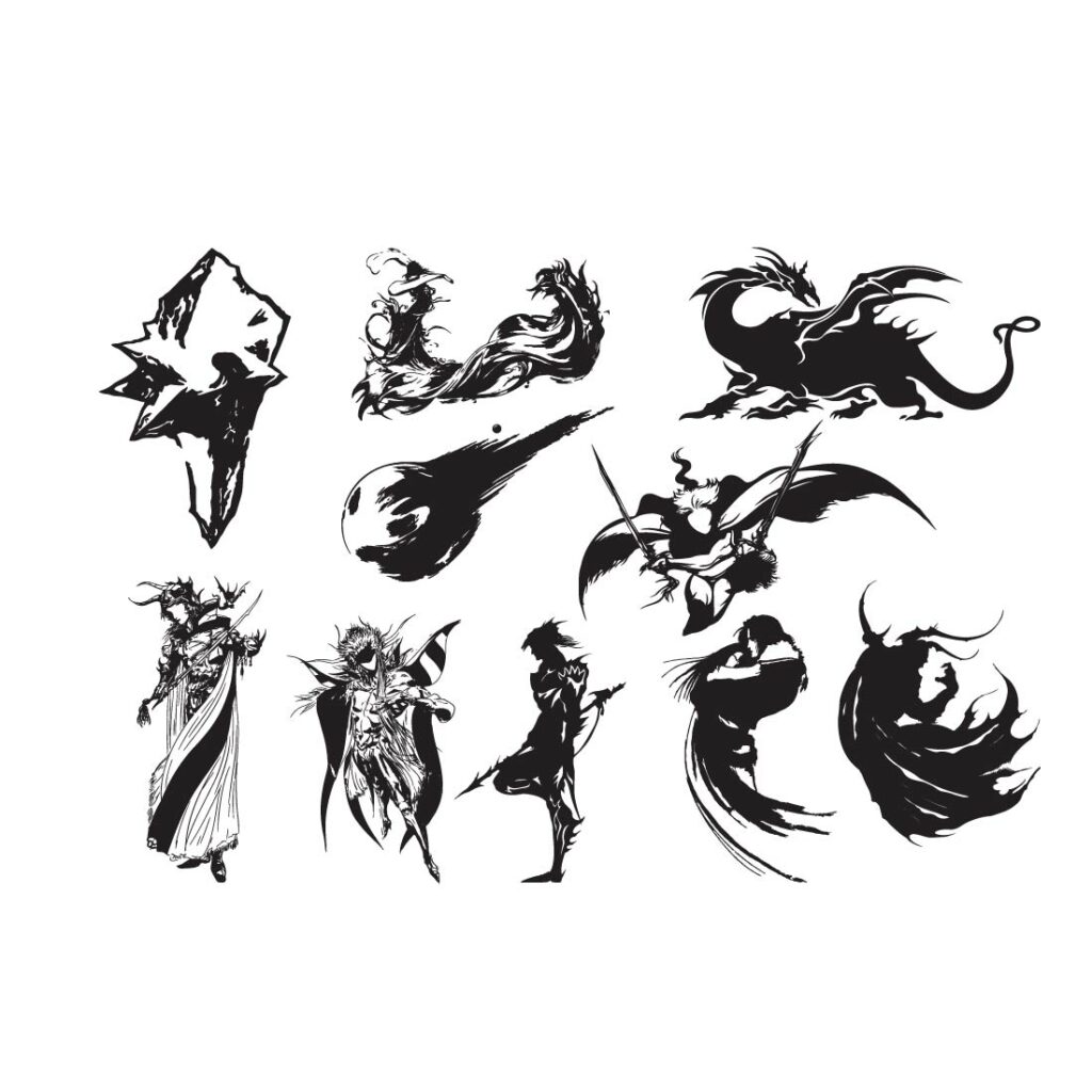 Final Fantasy logo SVG, Final Fantasy Vector logo SVG bundle, Final ...