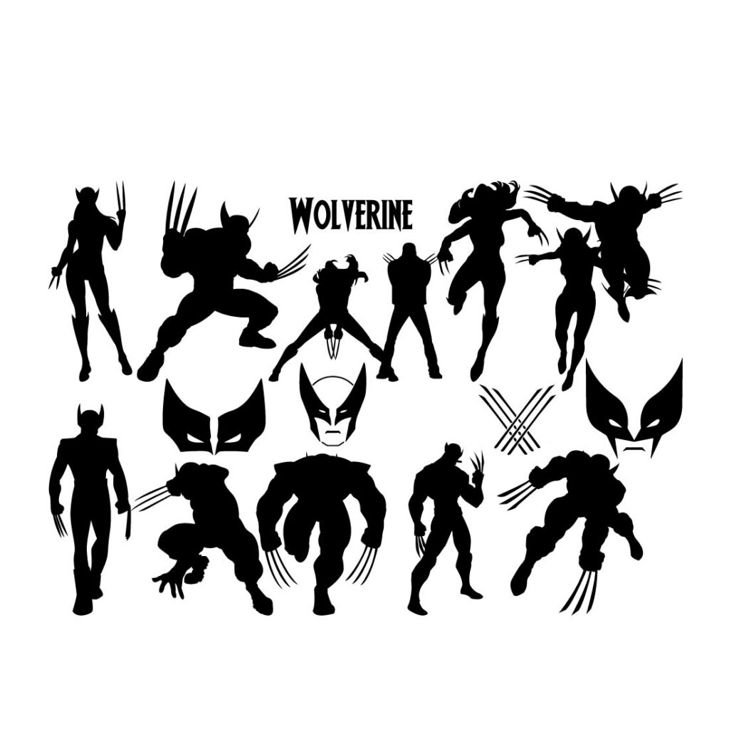 Wolverine svg, Wolverine, Baby Wolverine svg, Logan svg, Logan, X-Men, Wolverine silhouette ...