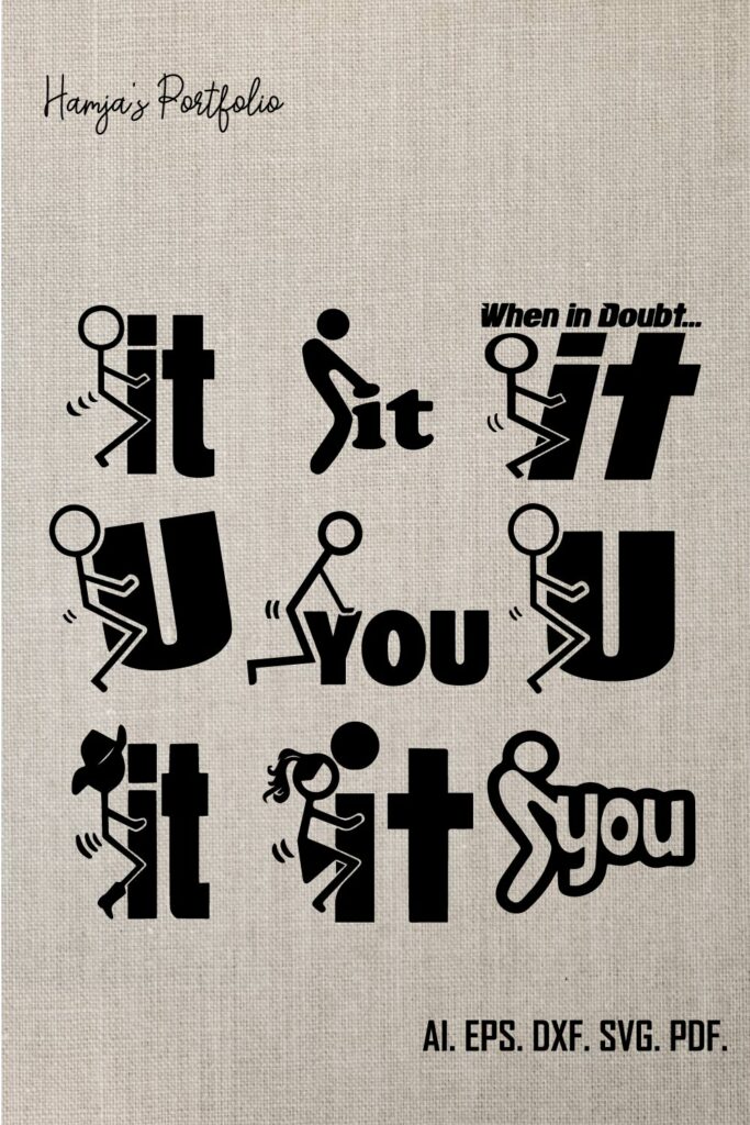 Fuck İt Stickman Svg,Ai, Pdf, Dijital Download, Jpg, Png Svg,Fuck it ...