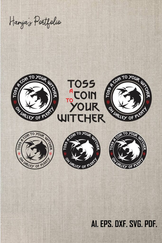Witcher svg Bundle Pack , Geralt of Rivia svg, White wolf svg, Witcher ...