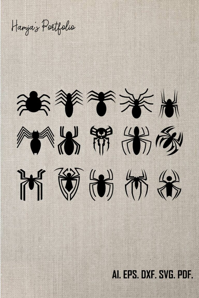 Spider SVG Bundle, Spider PNG Bundle, Spider Clipart, Spider SVG Cut ...