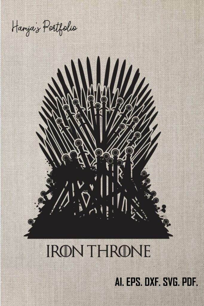Iron Throne Vector design - MasterBundles