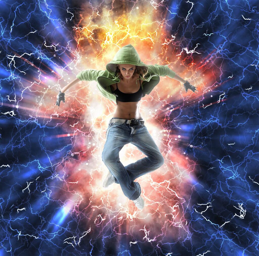 Thunder Burst Photoshop Action - MasterBundles