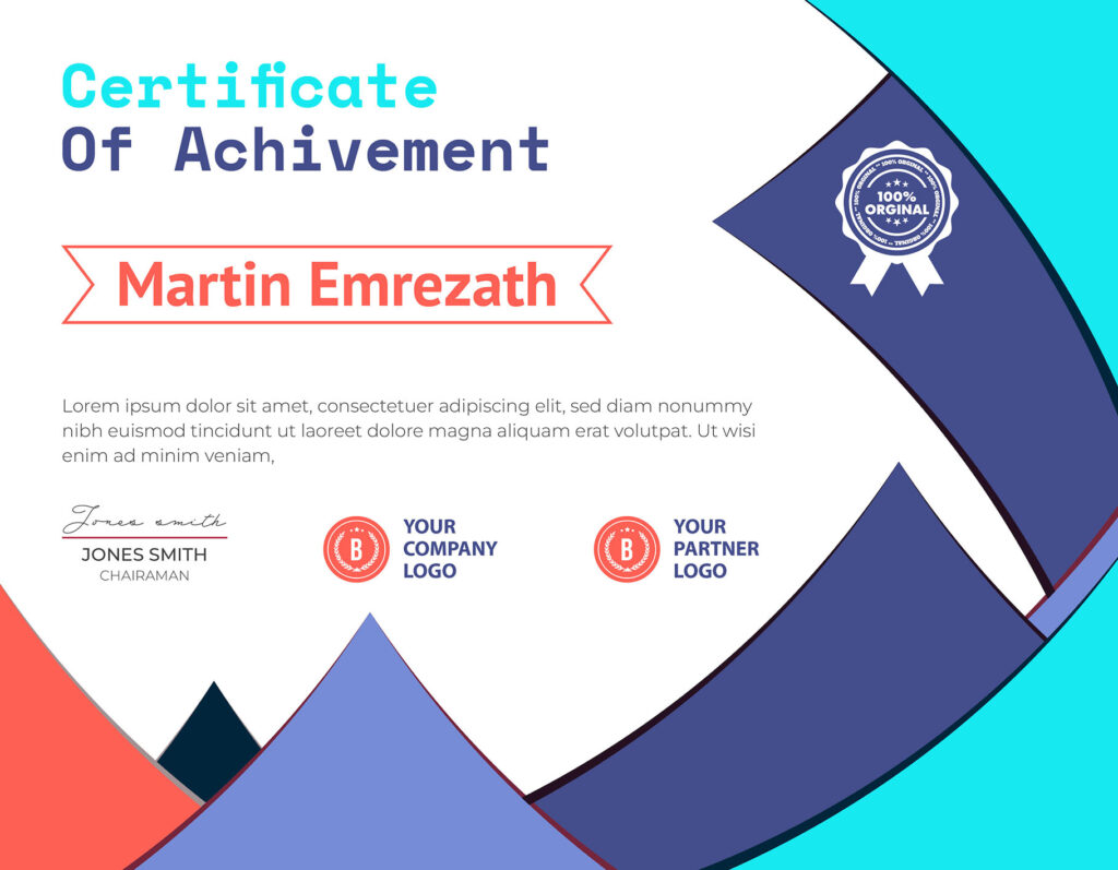 Elegant Horizontal Certificate - MasterBundles