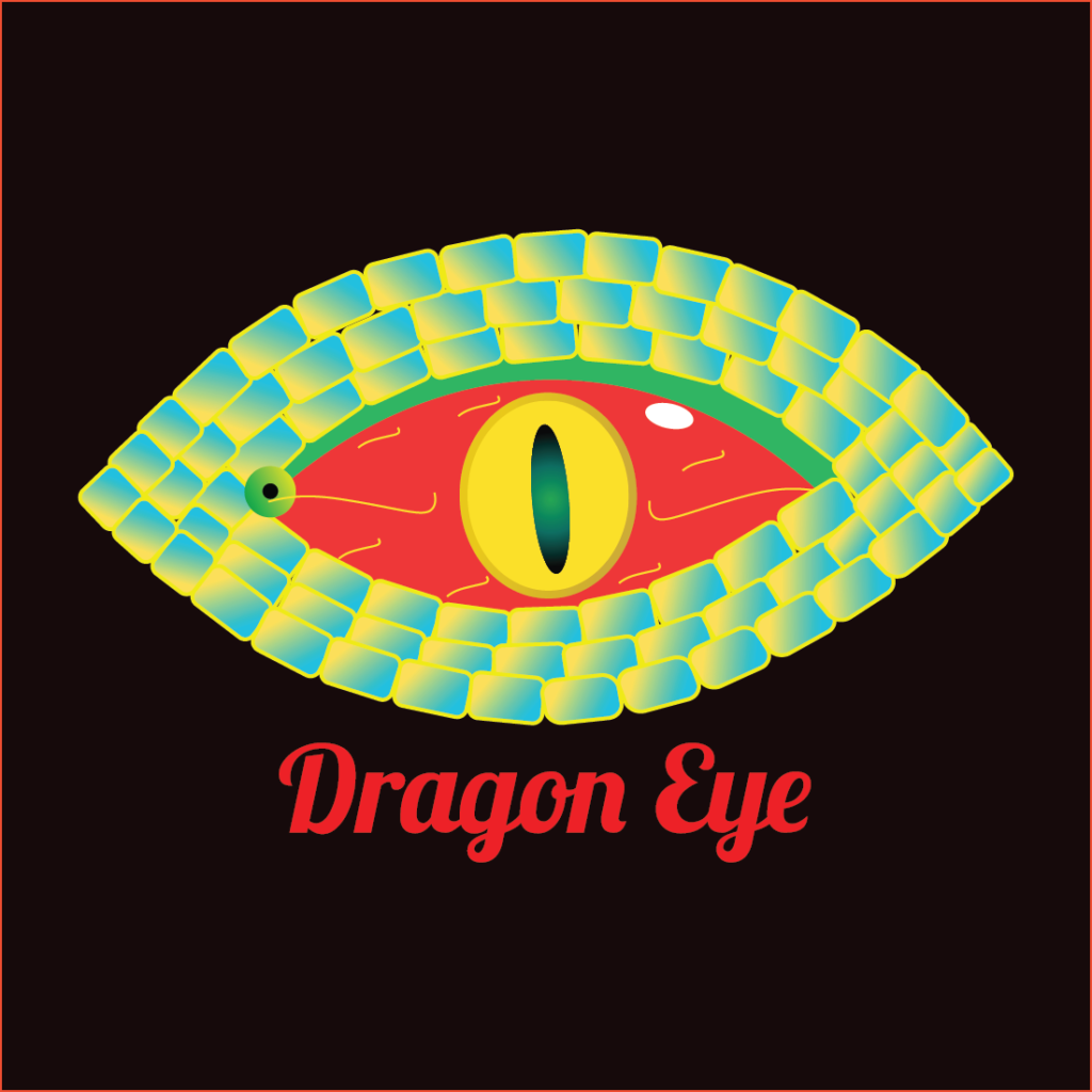 Dragon eye logo with color variations - MasterBundles