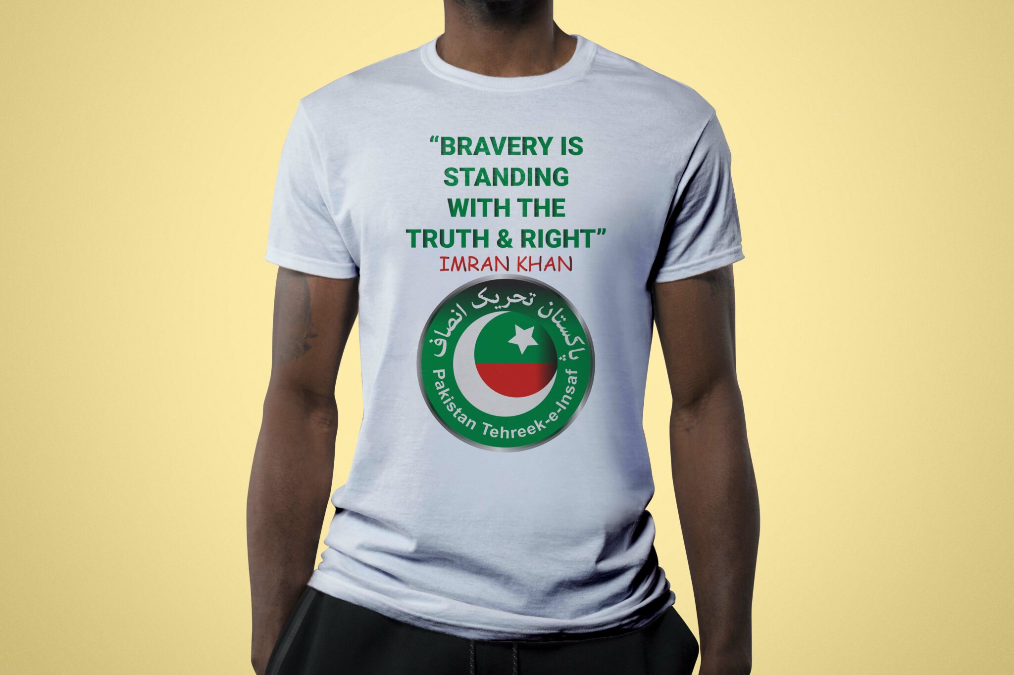 Bravery is standing with the truth and right by Imran Khan with PTI ...