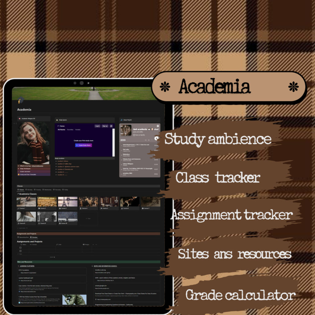 Dark Academia Ulimate Life Planner - MasterBundles