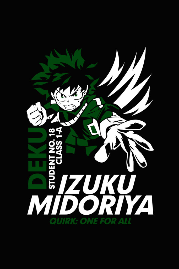 Izuku Midoriya Svg, My Hero Academy Svg, Deku Svg, Anime Svg, Anime Svg ...