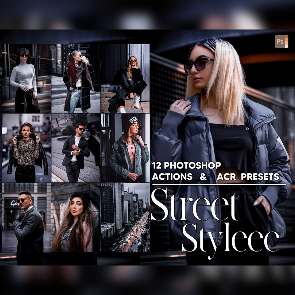 12 Photoshop Actions, Street Styleee Ps Action, City View ACR Preset ...