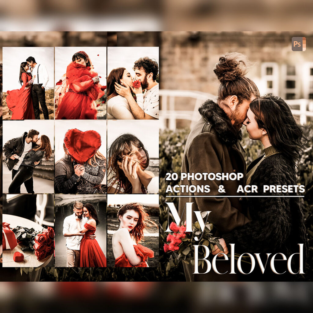 20 Photoshop Actions, My Beloved Ps Action, Love ACR Preset, Valentine Ps Filter, Atn Pictures ...