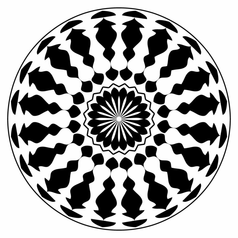 Mandala-art-with-rounded-bars-and-pilers - MasterBundles