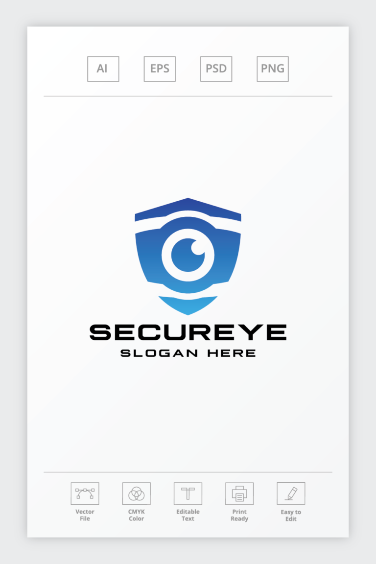 Secure Eye Logo - MasterBundles