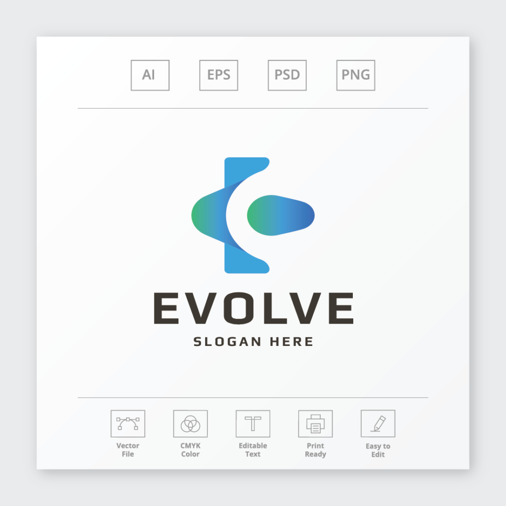 Evolve Letter E Logo - MasterBundles