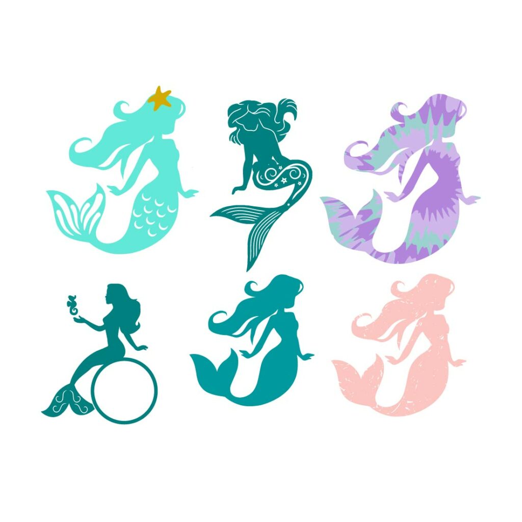 Marmaid Svg T shirt vector logo design - MasterBundles