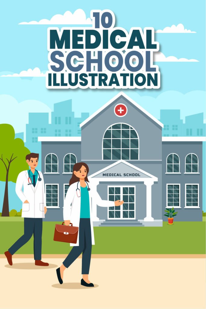 10 Medical School Illustration - MasterBundles
