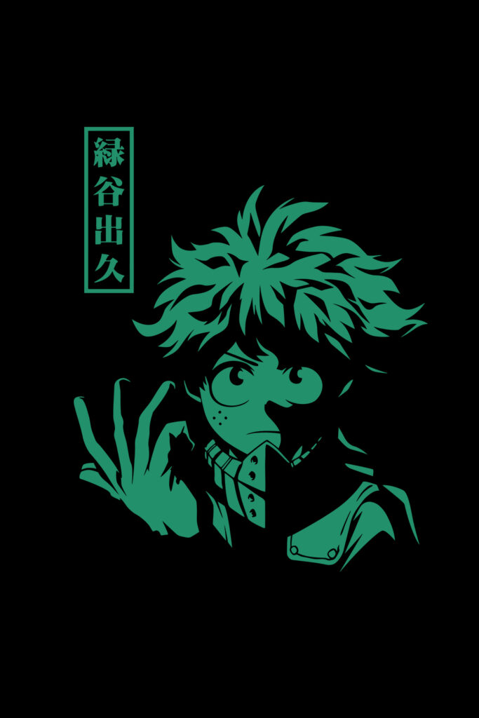 Midoriya Izuku Embroidery Design - MasterBundles