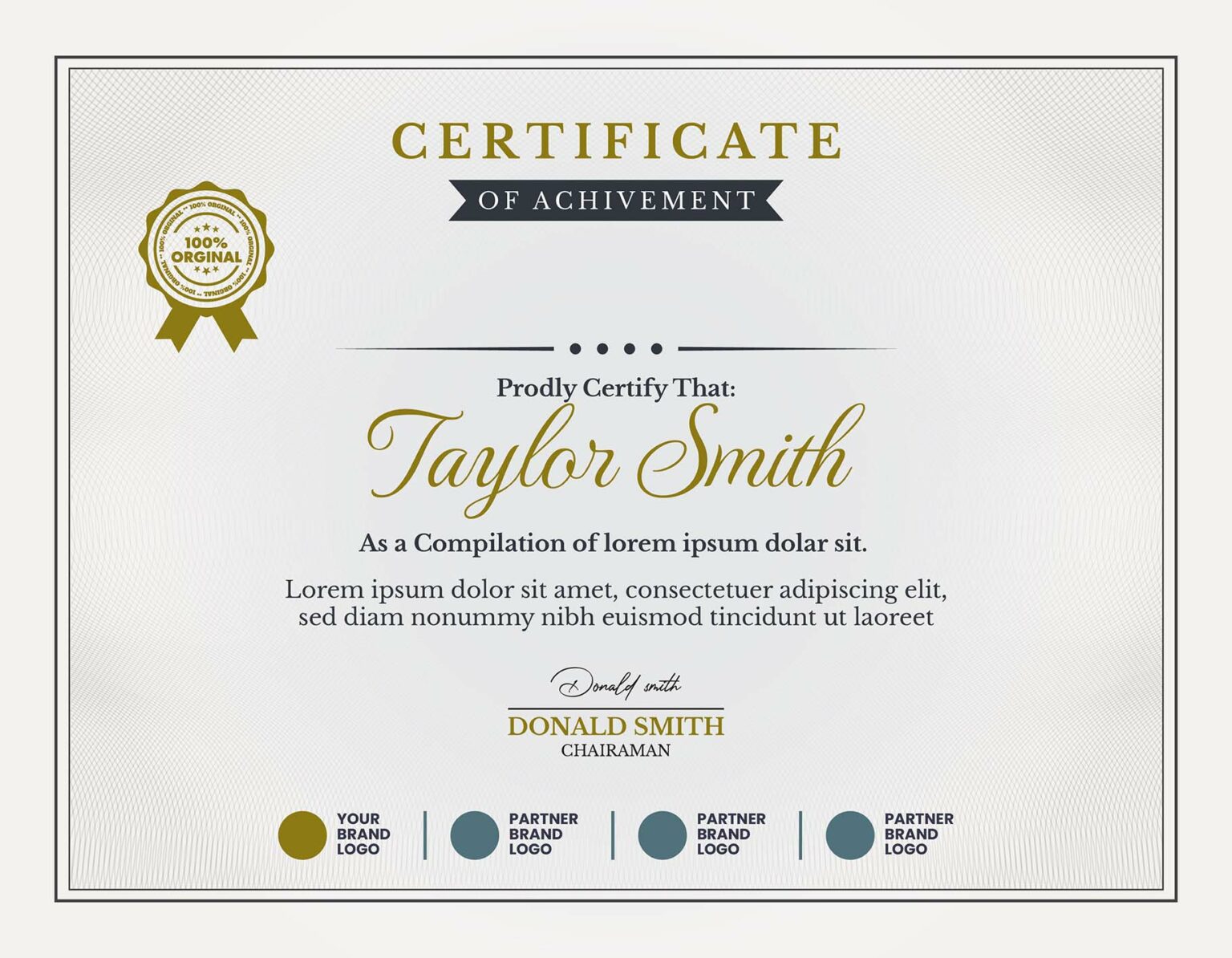 Creative Achievement Certificate - MasterBundles