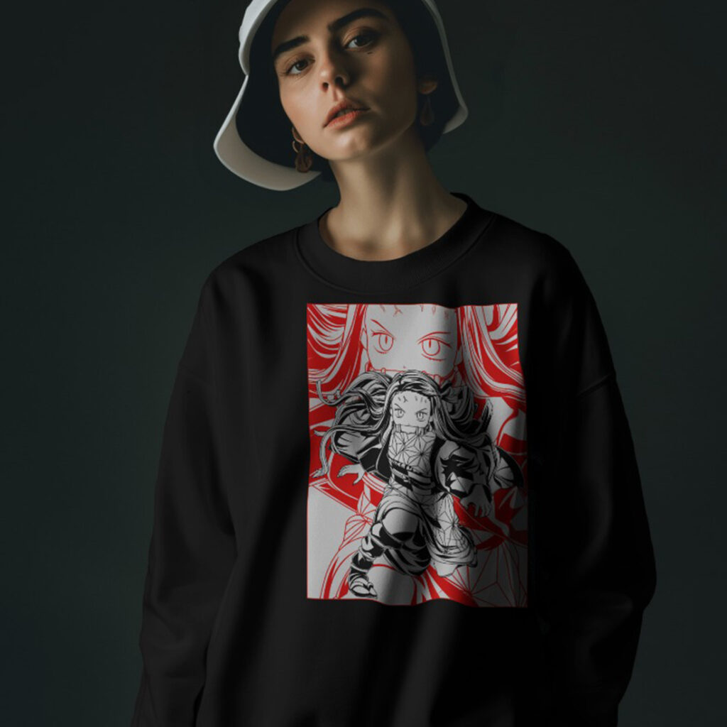 Nezuko Kamado - demon slayer Art Board design - MasterBundles