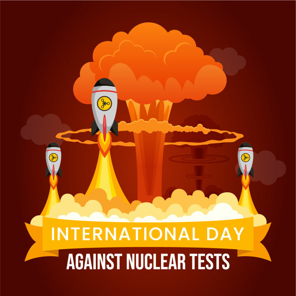 14 Day of Against Nuclear Tests Illustration - MasterBundles