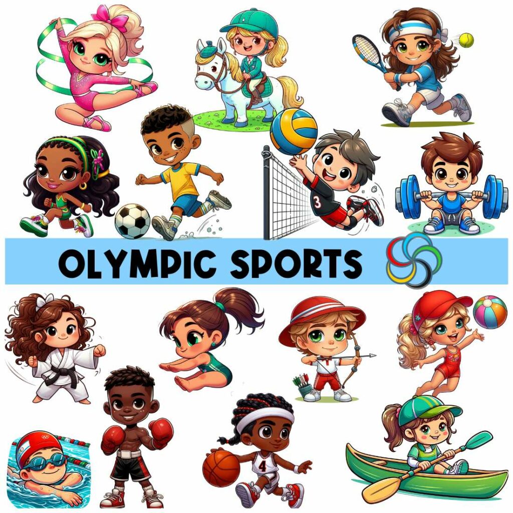 Clipart Olympic Sports - MasterBundles