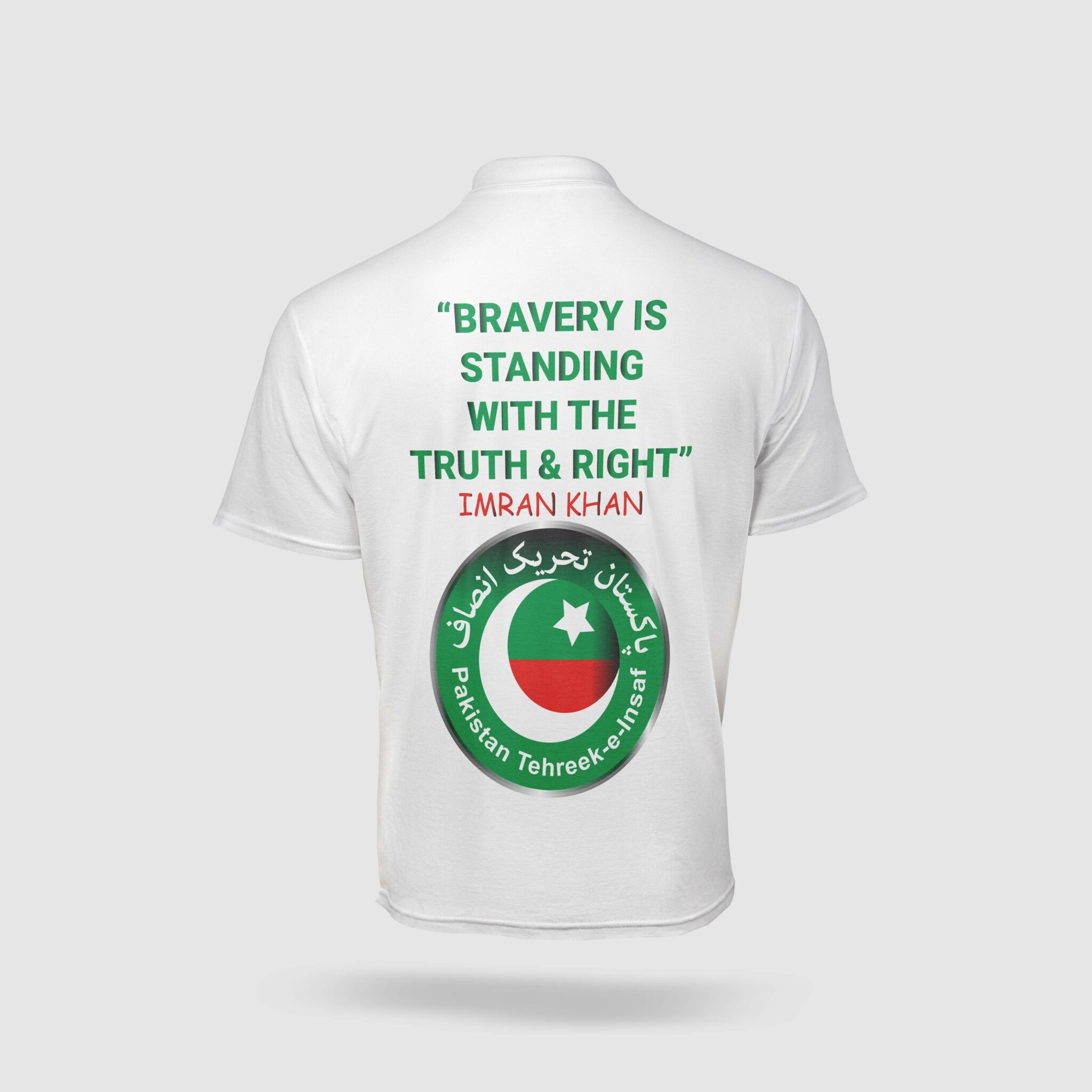 Bravery is standing with the truth and right by Imran Khan with PTI ...
