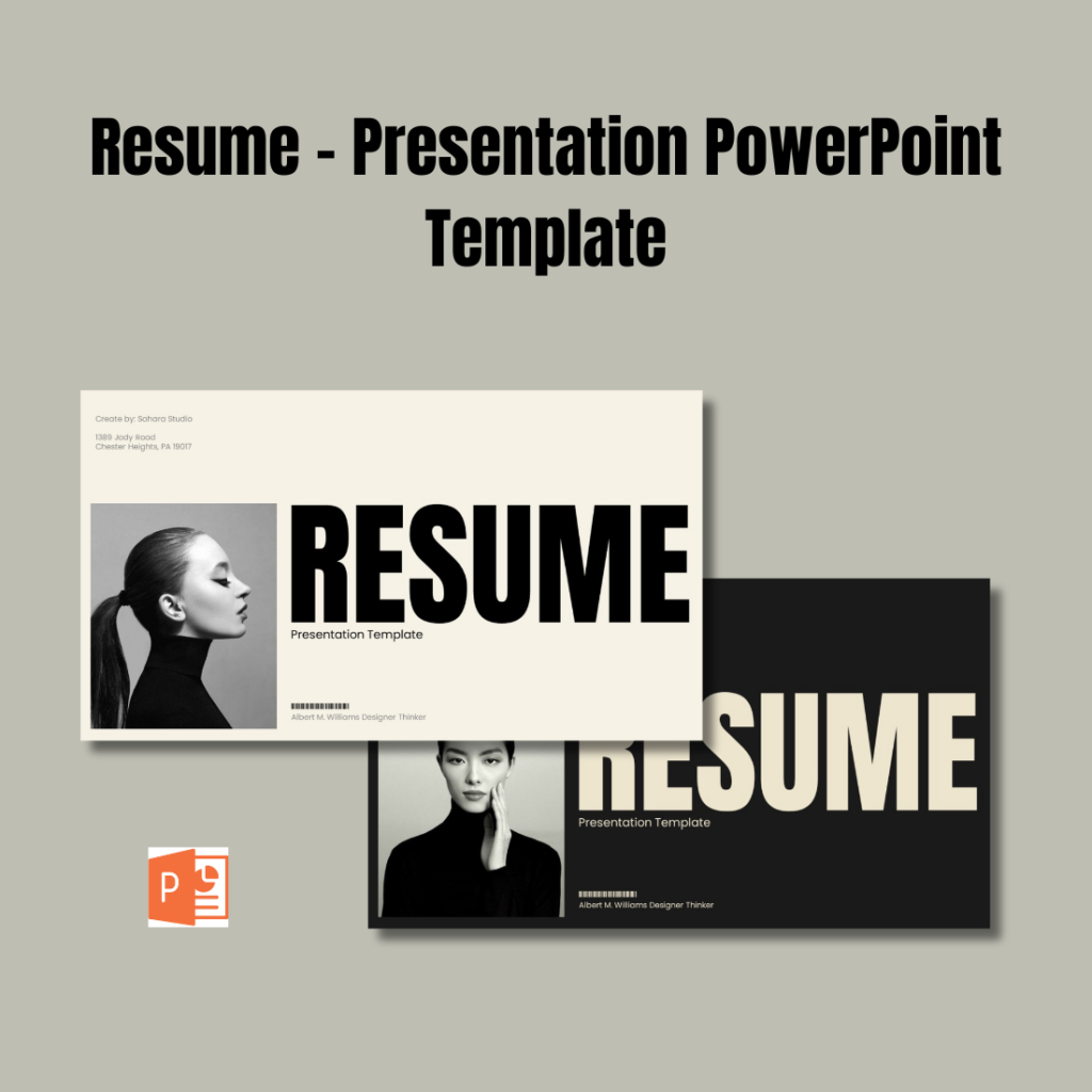 Resume - Presentation PowerPoint Template - MasterBundles