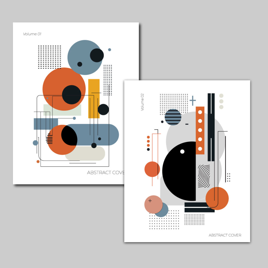 abstract brochure cover template - MasterBundles