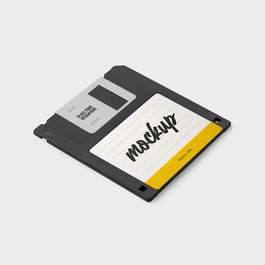 Floppy Disk Mockup Set - MasterBundles