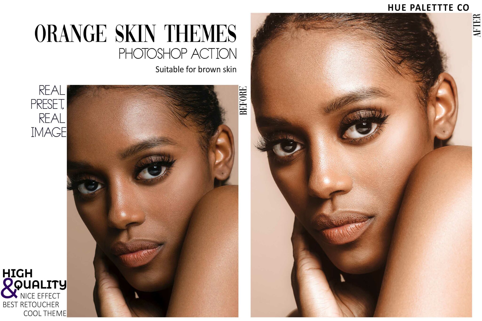 32 Photoshop Actions, Melanin Thouches Ps Action, Retouch ACR Preset ...