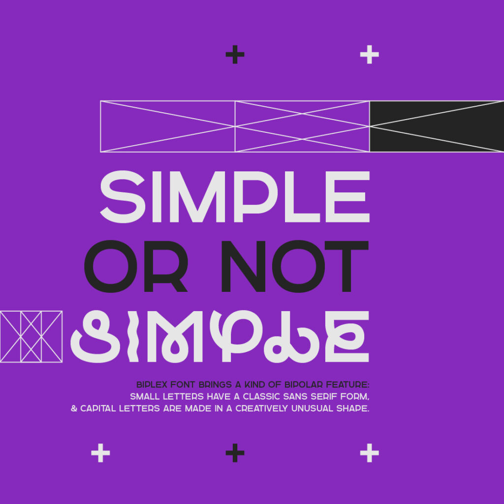 Biplex — Modern Creative Font - MasterBundles