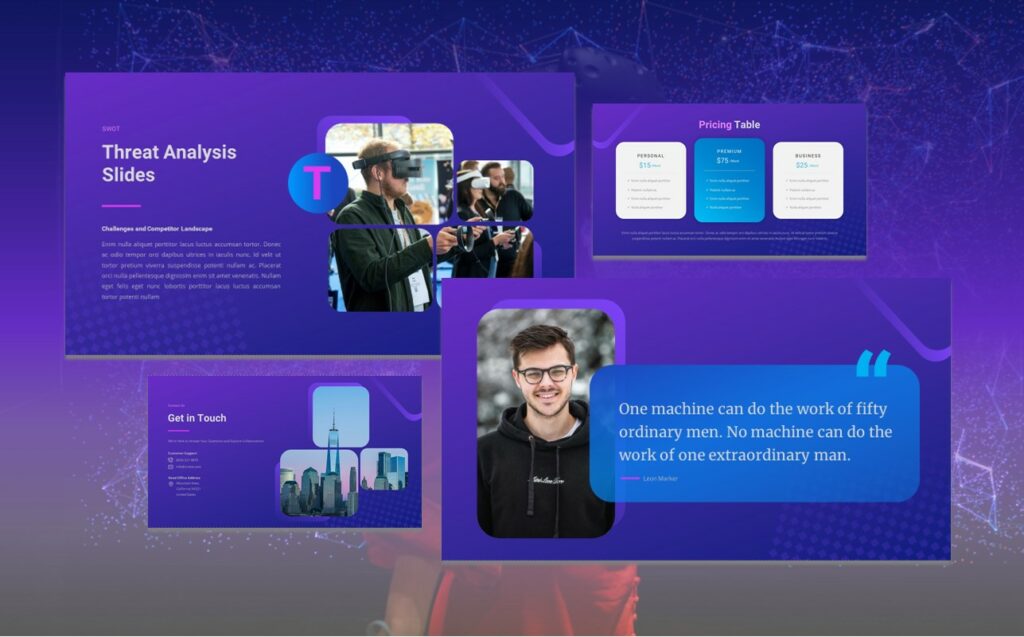 XRNest - XR Presentation Google Slides Template - MasterBundles