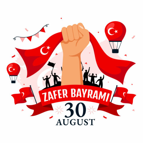 14 Turkey Victory Day Illustration - MasterBundles