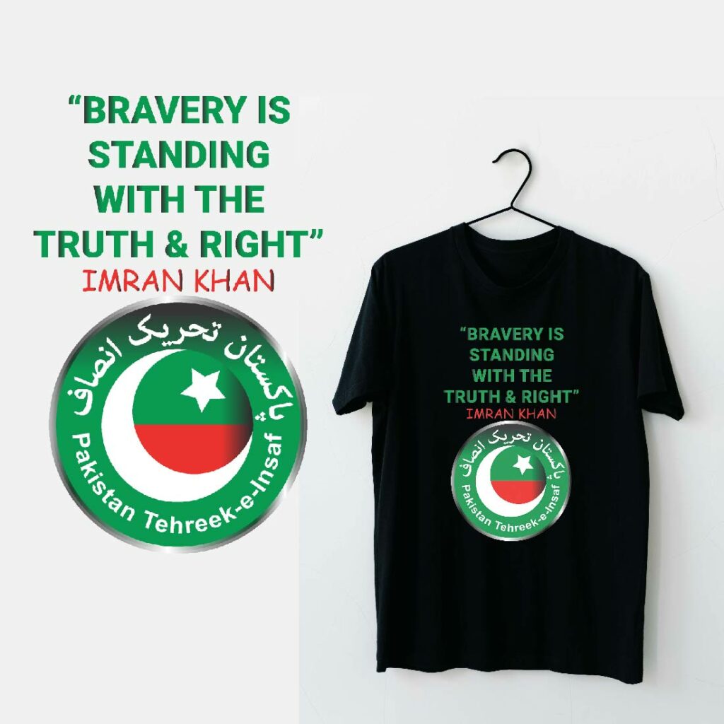 Bravery is standing with the truth and right by Imran Khan with PTI ...