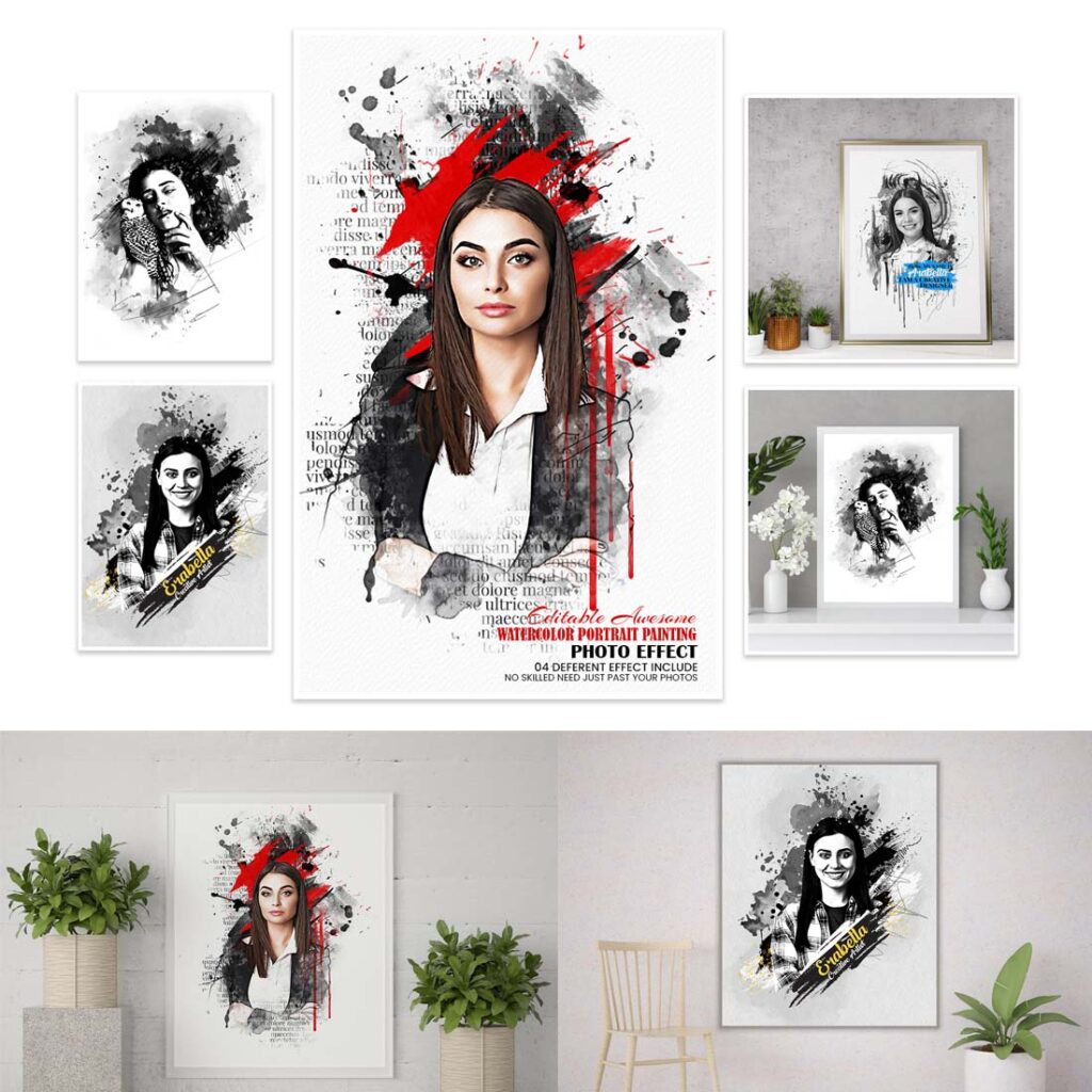 Artistic Watercolor Painting Effect - MasterBundles