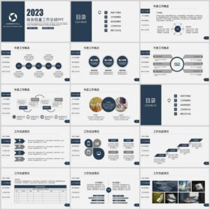The best work summary slide templates - MasterBundles