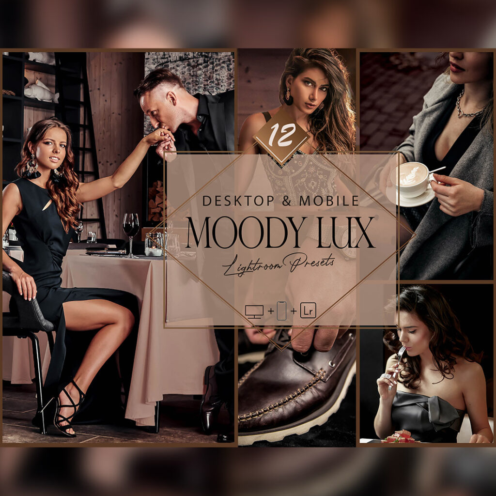 12 Moody Lux Lightroom Presets, Luxuries Preset, Black Autumn Desktop ...