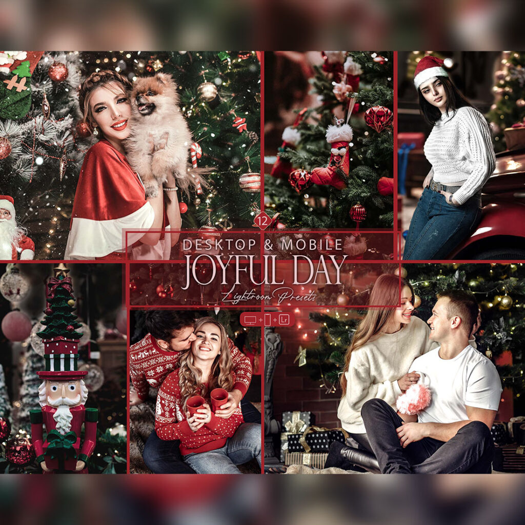 12 Joyful Day Lightroom Presets, Christmas And Dark Preset, Cold ...