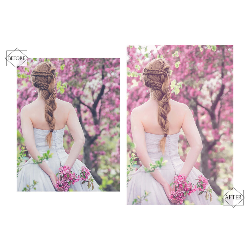 12 Dreamy Pink Photoshop Actions, Sweet Color ACR Preset, soft Filter ...