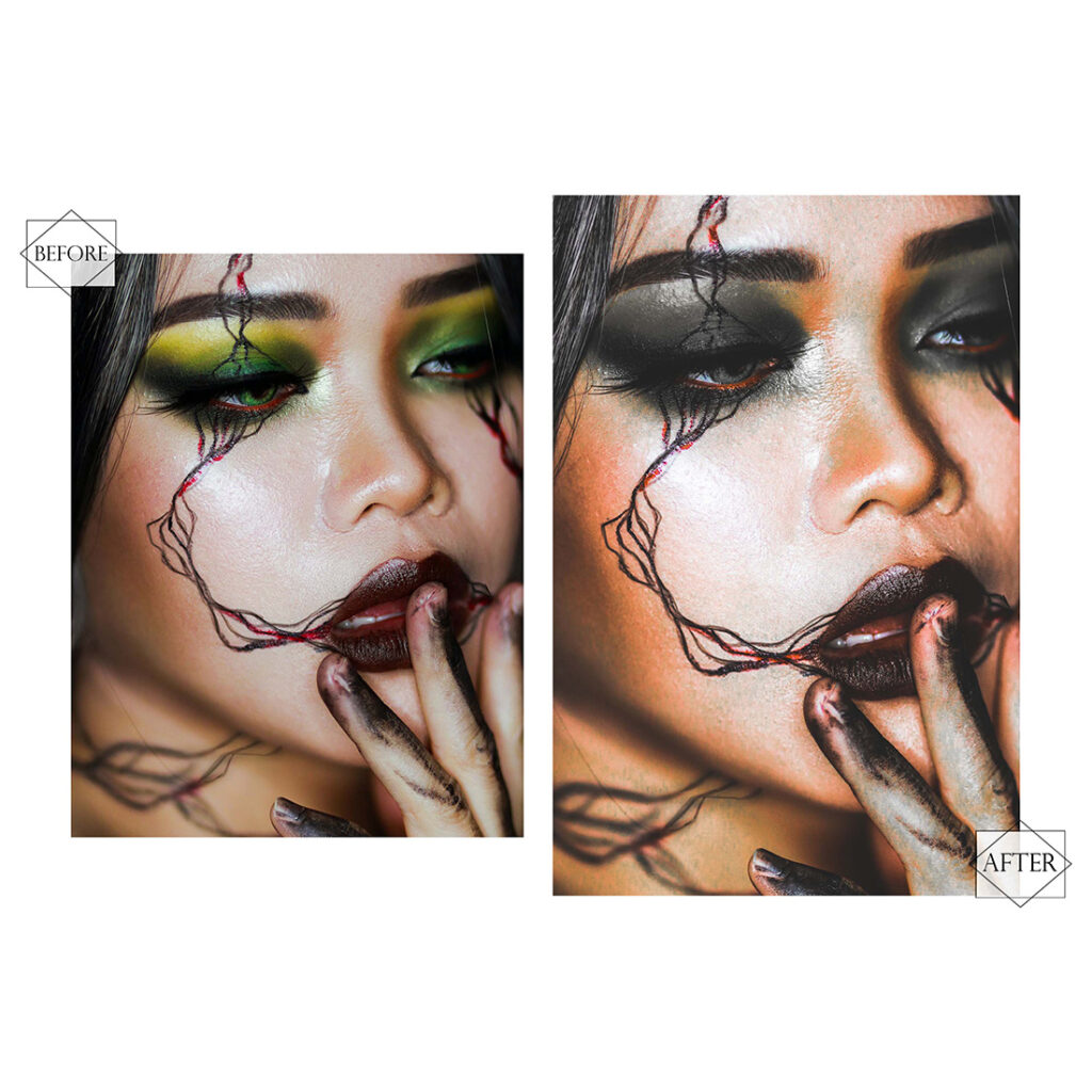 12 Halloween Mood Photoshop Actions, Dark Smooky ACR Preset, Moody ...