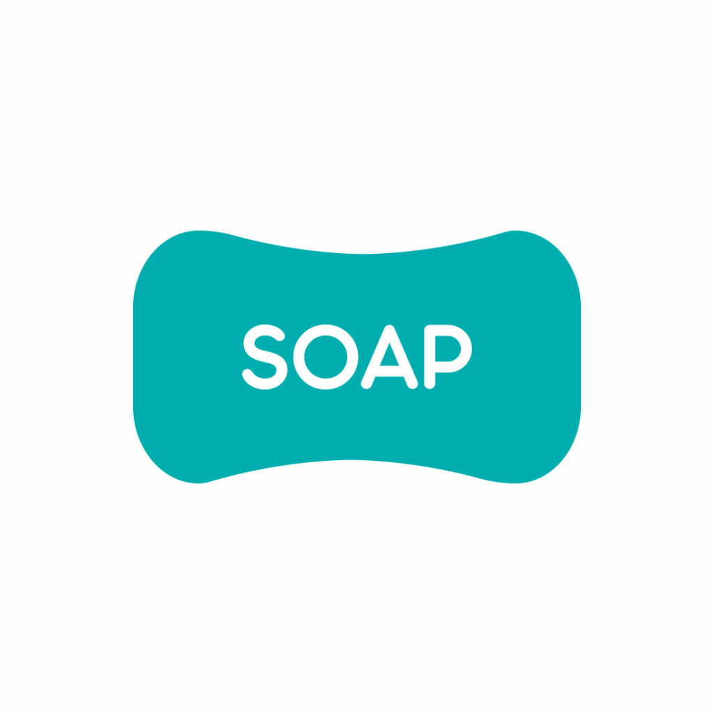 Creative soap logo design with original shape, Vector design template ...