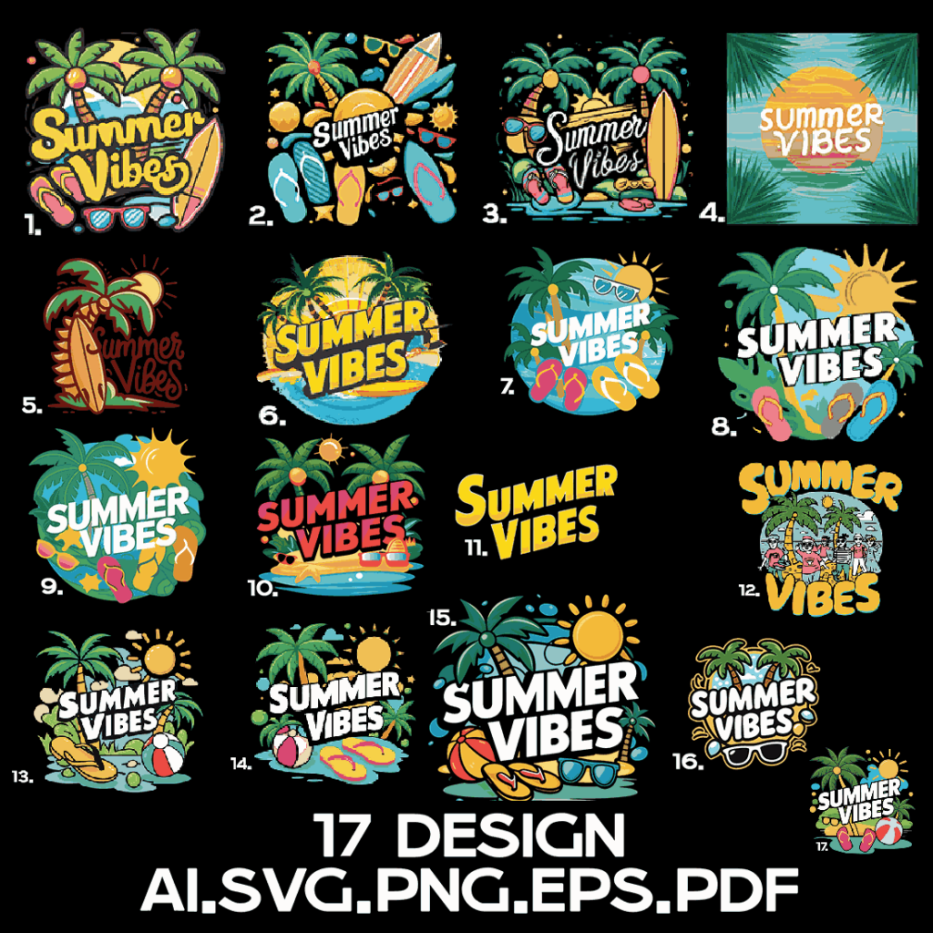 Summer Vibes Collection 1 - MasterBundles