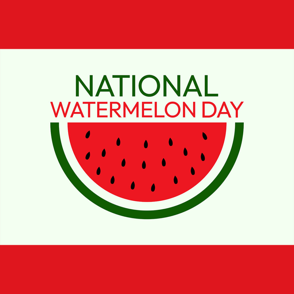 Watermelon, national watermelon day 3 august - MasterBundles