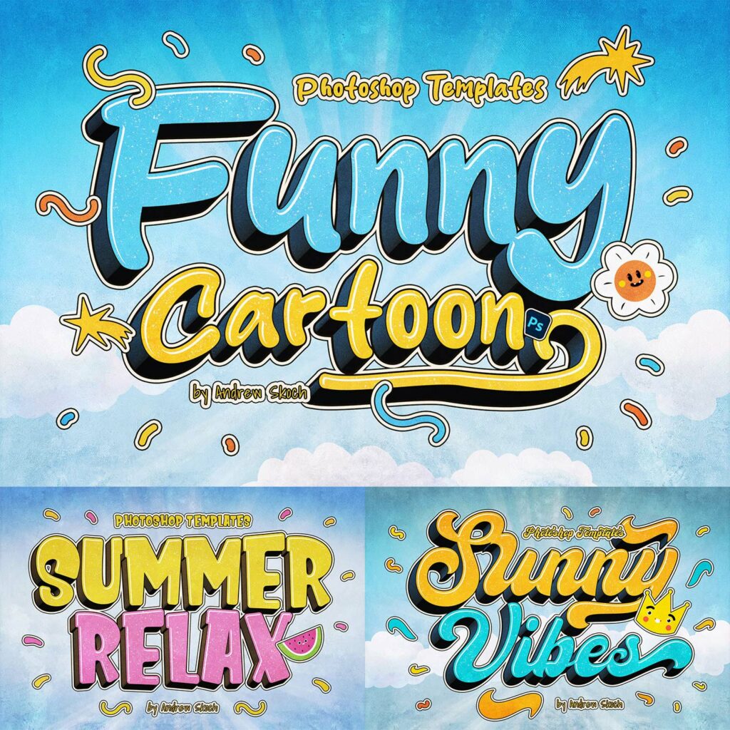 Funny Cartoon Text Effect - MasterBundles